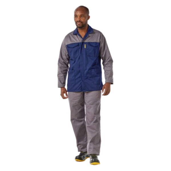 Dromex Navy Blue/Grey 65/35 Two-Tone Conti Jacket
