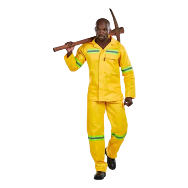 Dromex Yellow J54 Reflective Mining Spec Pants